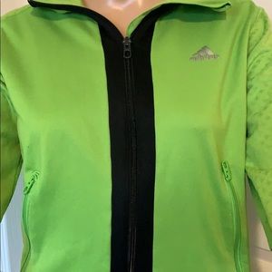adidas | Tops | Adidas Climaheat Neon Green Hoodie Jacket | Poshmark